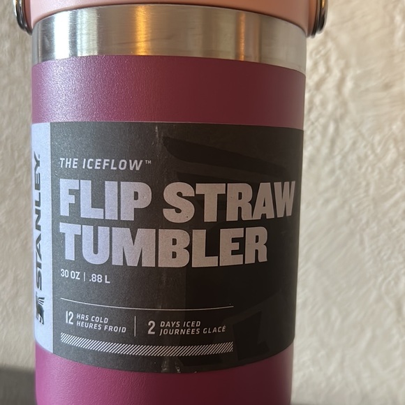 Stanley | Dining | Nwt Raspberry Color Stanley Iceflow Tumbler | Poshmark